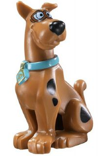 LEGO Dog, Great Dane Scooby-Doo Sitting with Pilot Goggles Pattern ...