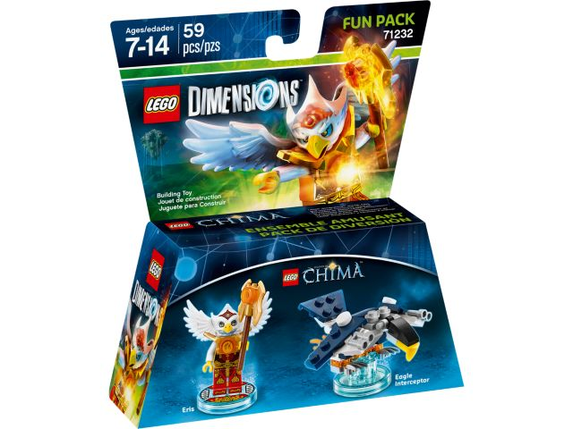 LEGO® Dimensions 71232-1 Fun Pack Legends of Chima Eris and Eagle Inte