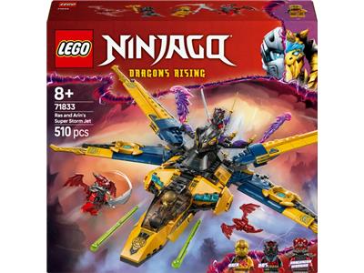 LEGO® NINJAGO 71833-1 Ras and Arin's Super Storm Jet