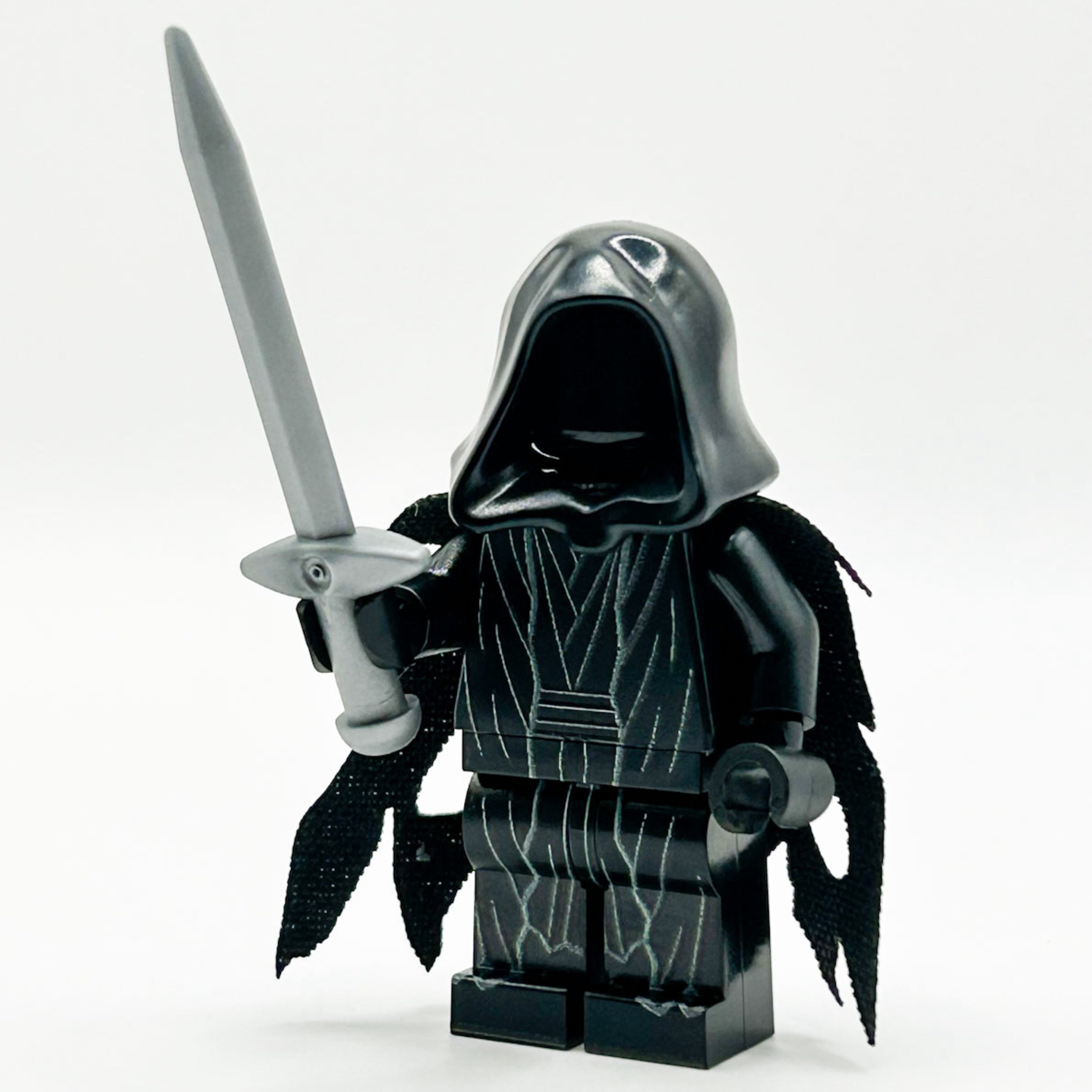 Ringwraith / Nazgul LOTR Minifig made using LEGO parts - B3 Customs ...