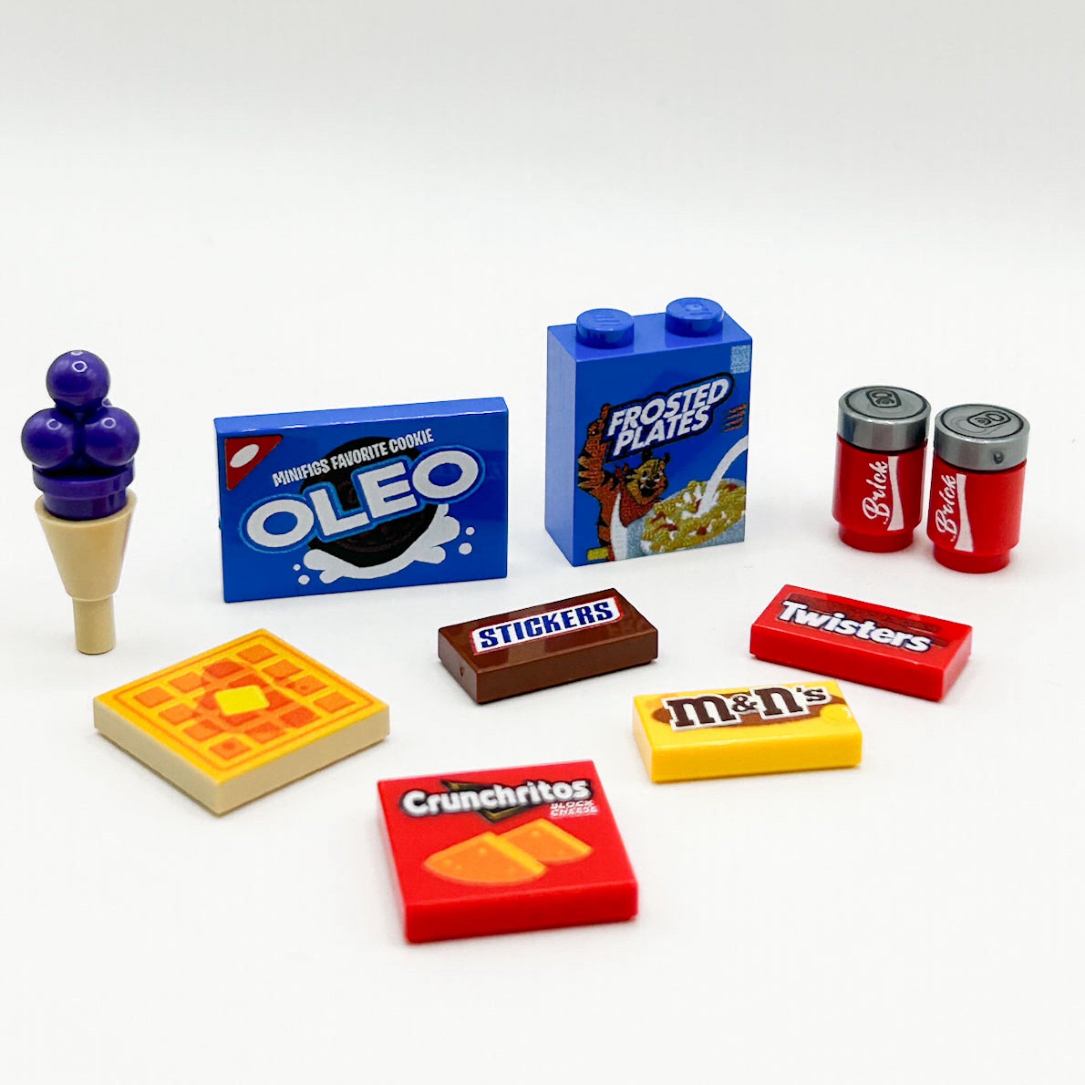 Junk Food Pack (Series 1) made from LEGO parts - B3 Customs | Custom ...