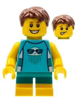 LEGO® Minifigure LEGOLAND Parks LLP025 LEGOLAND Park Boy w/Reddish Bro