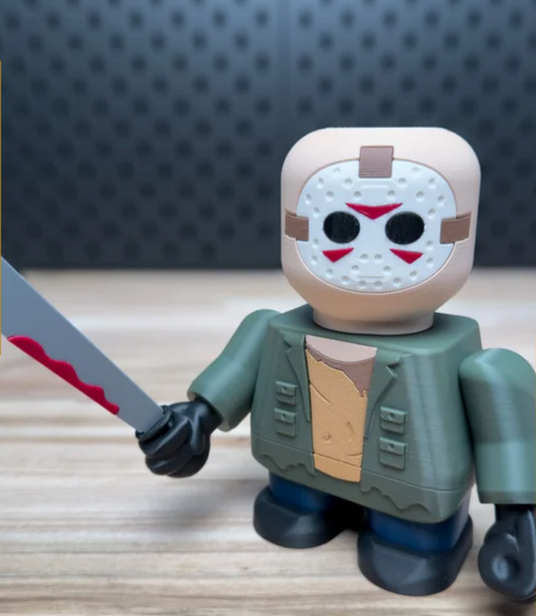 3D Printed Jason Voorhees Chunk Figure | Medium Scale 6"-8" Horror ...