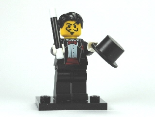 LEGO Minifig col01-9 Magician Series 1 Complete set w/Stand & Acces ...