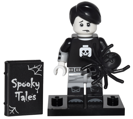 LEGO Minifig col16-5 Spooky Boy Series 16 Complete set w/Stand & Acces ...