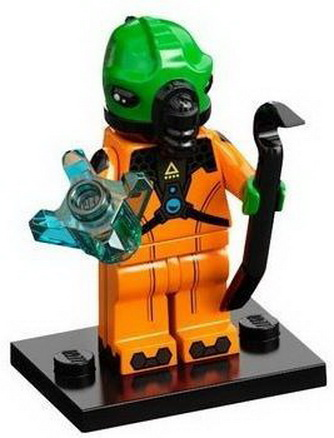 LEGO Minifig col21-11 Alien Series 21 Complete set w/Stand & Acces ...