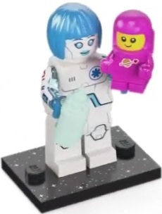 LEGO Minifig col26-6 Nurse Android Series 26 Complete set w/Stand ...