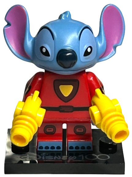 LEGO Minifig coldis100-16 Stitch 626 Disney 100 Complete set w/Stand ...