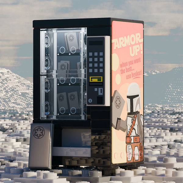 Mando Beskar Vending Machine Building Set | Custom LEGO Brickshow Shop ...