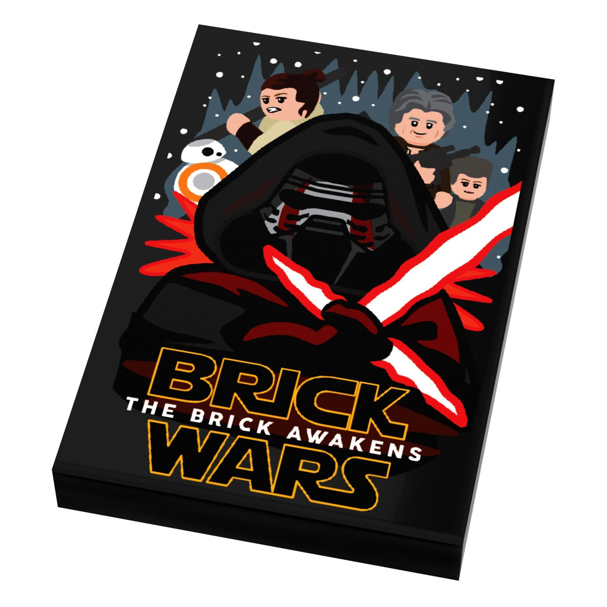 Brick Wars: Brick Awakens (EP. 7) Movie Tile Cover (2x3 Tile) made usi