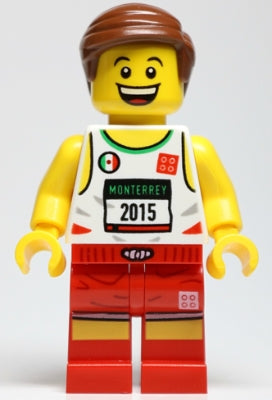 LEGO Minifig LEGO Brand gen125 5K Family Road Race Male 2015 Monterrey ...