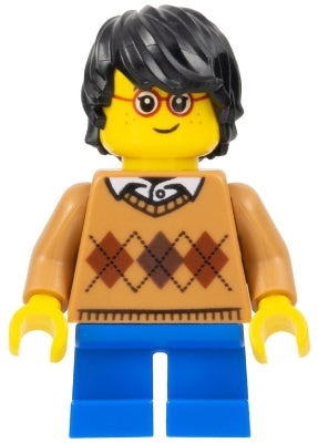 LEGO® Minifigure Holiday & Event hol104 Child Boy Medium Nougat Argyle