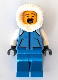 LEGO Minifig Holiday & Event hol162 Sweeper Medium Blue Jacket w ...