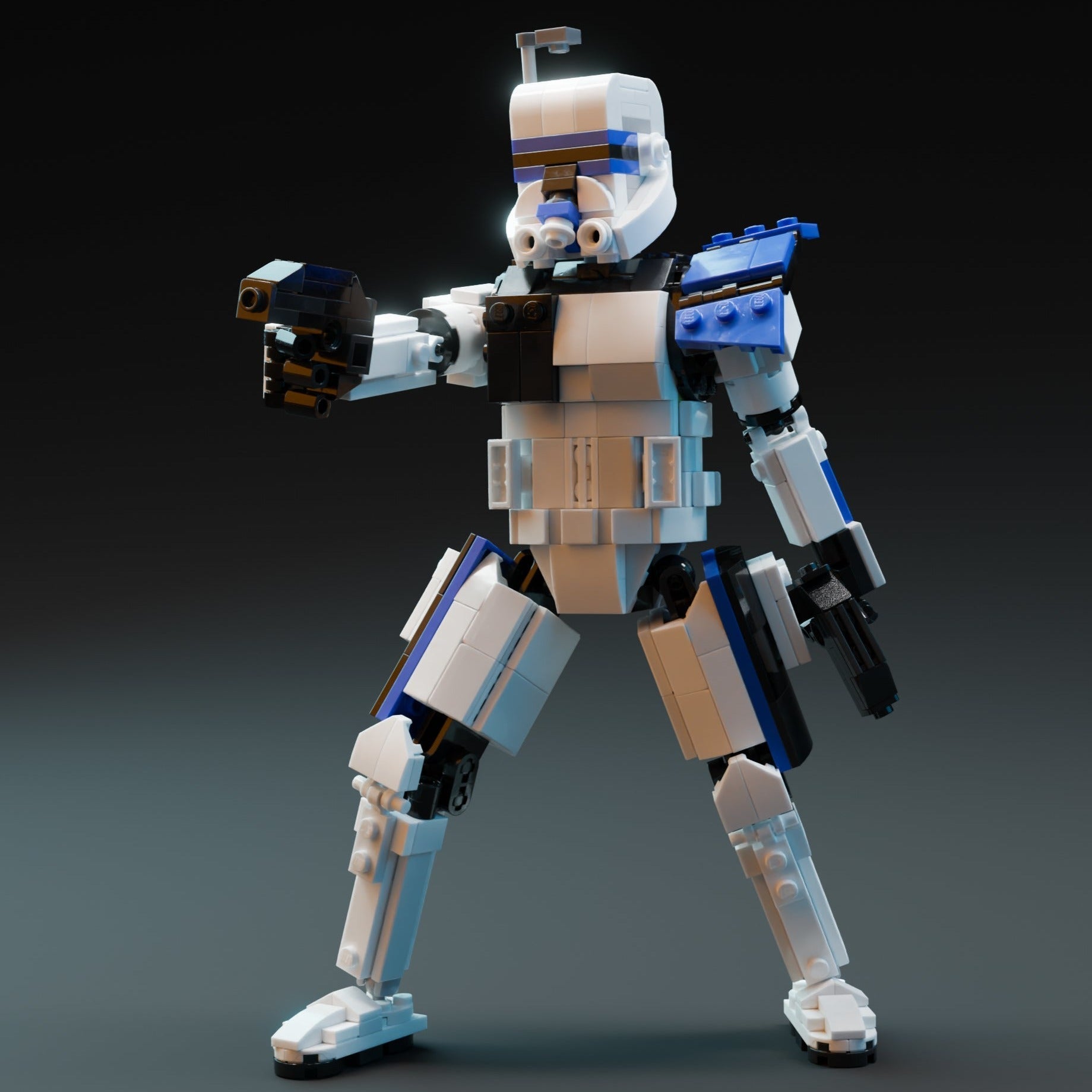 Cap Rex 9" Figure - Custom MOC made using LEGO bricks | Custom LEGO ...