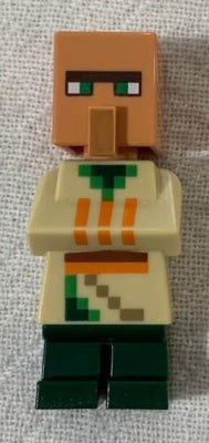 LEGO® Minifigure Minecraft min075 Villager (Farmer) Tan Top