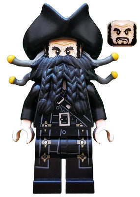 LEGO Minifig Pirates of the Caribbean poc007 Blackbeard | Buy LEGO ...