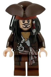 LEGO® Minifigure Pirates of the Caribbean poc011 Captain Jack Sparrow