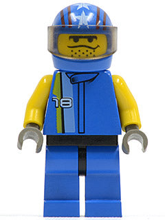 LEGO® Minifigure Racers rac007 Racer Driver Nitro
