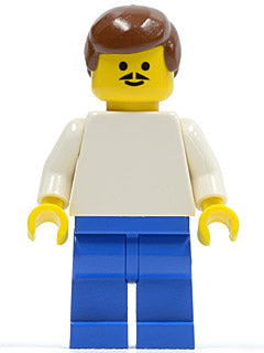 LEGO® Minifigure Sports soc020 Soccer Player White/Blue Team Player 1