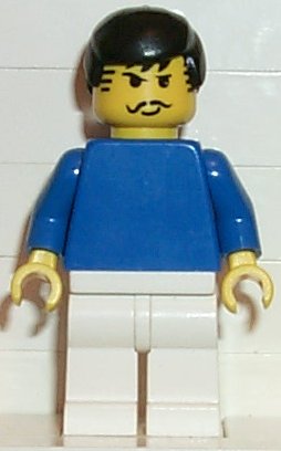 LEGO® Minifigure Sports soc027 Soccer Player Blue/White Team Player 3