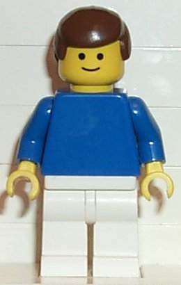 LEGO® Minifigure Sports soc033 Soccer Player Blue/White Team Player 4