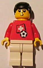 LEGO® Minifigure Sports soc040s03 Soccer Player Swiss Player 5 Swiss F