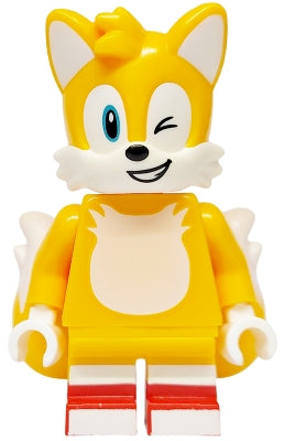 LEGO Minifig Sonic the Hedgehog son018 Tails (Miles Prower) - Winking ...
