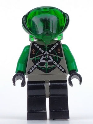 LEGO Minifig Space sp031 Insectoids Zotaxian Alien Male Gray and Green ...
