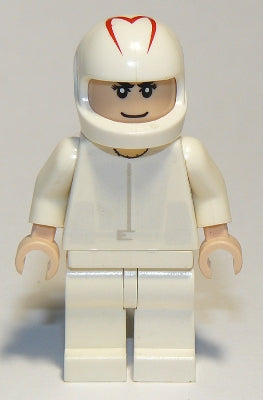 LEGO Minifig Speed Racer sr008 Speed Racer White Racing Coveralls | Buy ...
