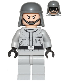 LEGO Minifig Star Wars sw0401 Imperial AT-ST Pilot/Driver (Plain Helmet ...