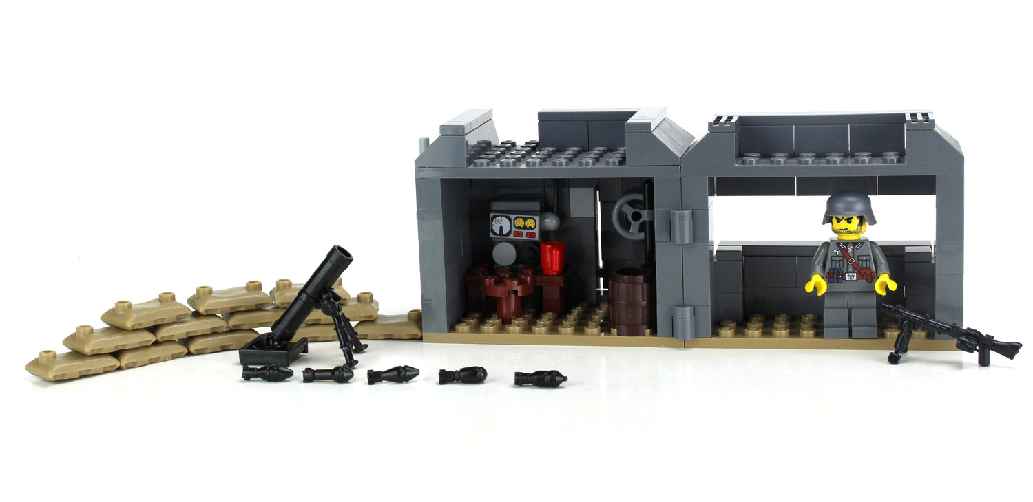 Battle Bricks Army WW2 German Bunker NEW | Custom LEGO Battle Brick ...