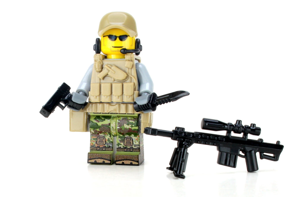 Battle Bricks Value Special Forces Army Sniper Minifigure NEW