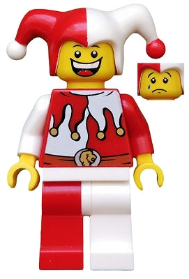 LEGO Minifig Castle cas437 Kingdoms Jester | Buy LEGO Minifigures ...