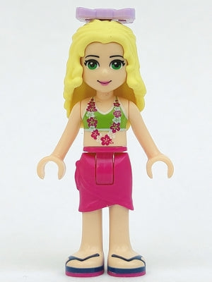 LEGO® Minifigure Friends frnd033 Isabella (Light Nougat) Lime Bikini T