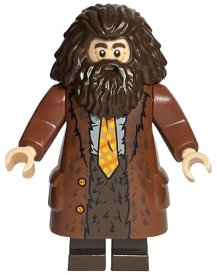 Harry Potter hp200 Rubeus Hagrid - Reddish Brown Topcoat with Buttons